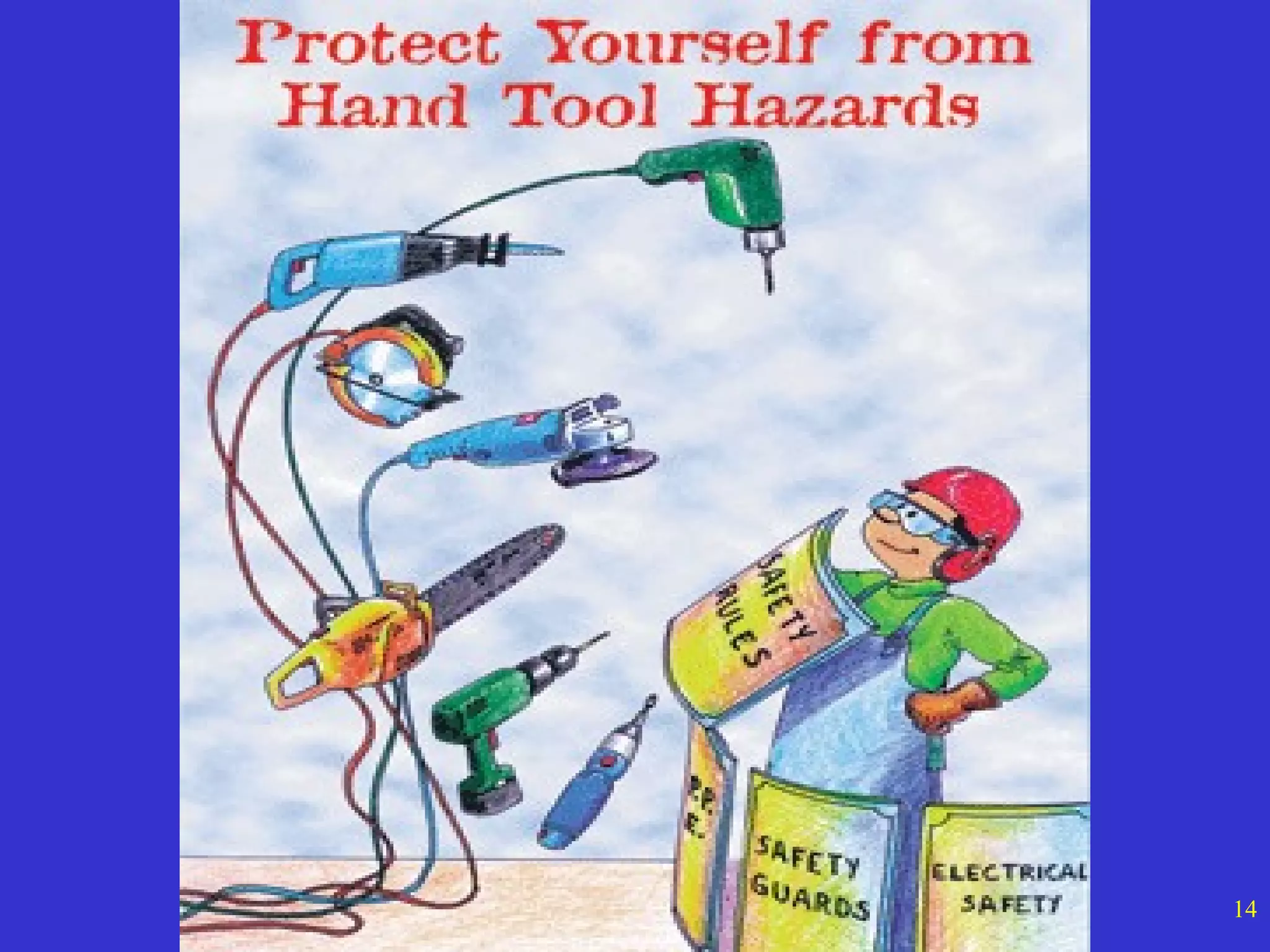 Hand and power tool safety power point | PPT
