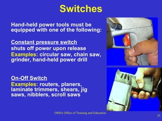 Hand and power tool safety power point | PPT