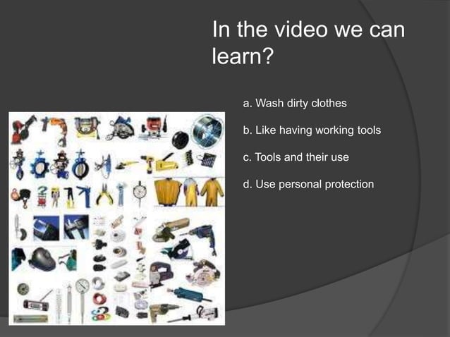 Hand and power tool safety prescott college | PPT