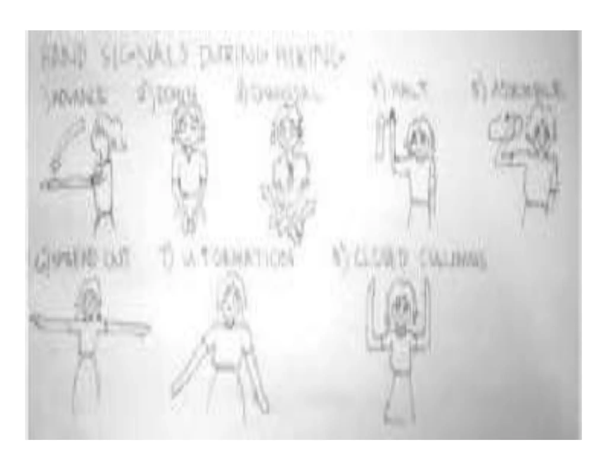 Hand and whistle signals | PPTX