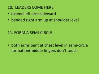 Hand and whistle signals | PPTX