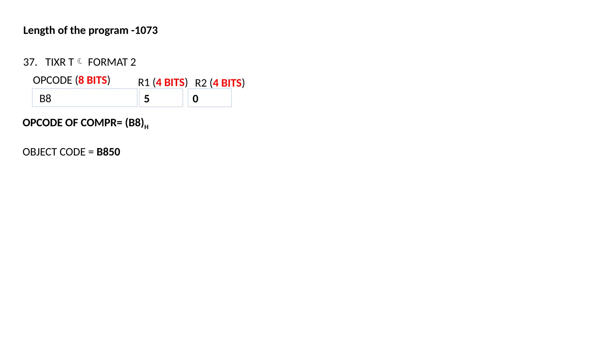 hand assembly of sic/xe architecture is explained in this | PPT