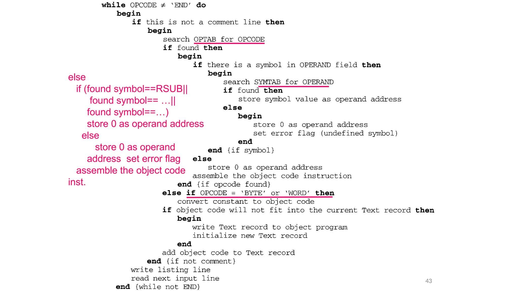 hand assembly of sic/xe architecture is explained in this | PPT