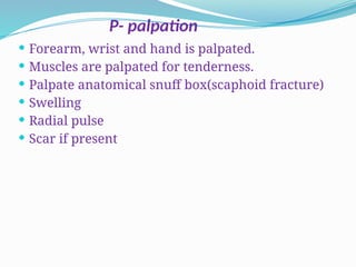 HAND assessment physiotherapy........... | PPT