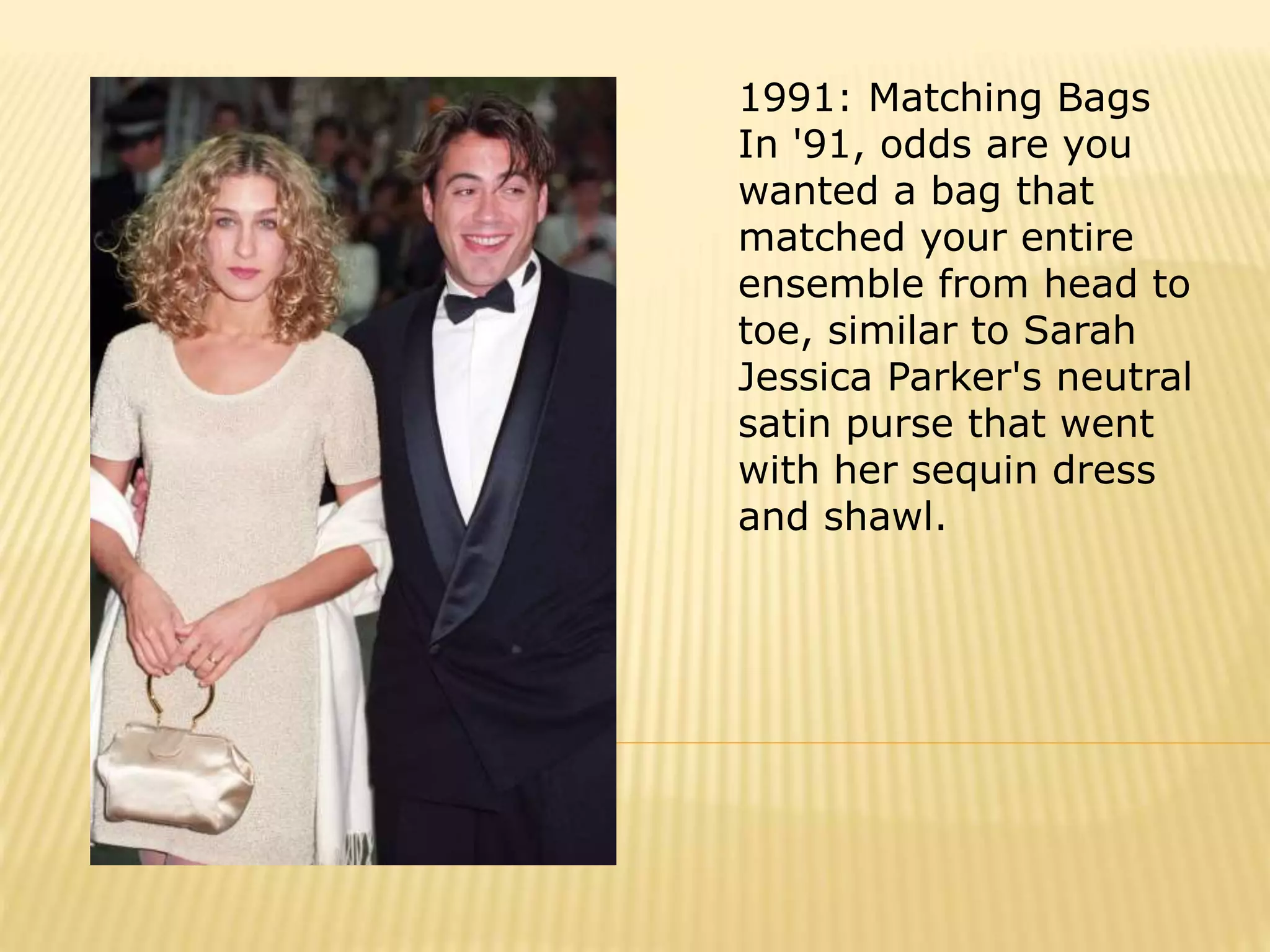 Handbag Evolution History From 1969 to 2018 | PPTX