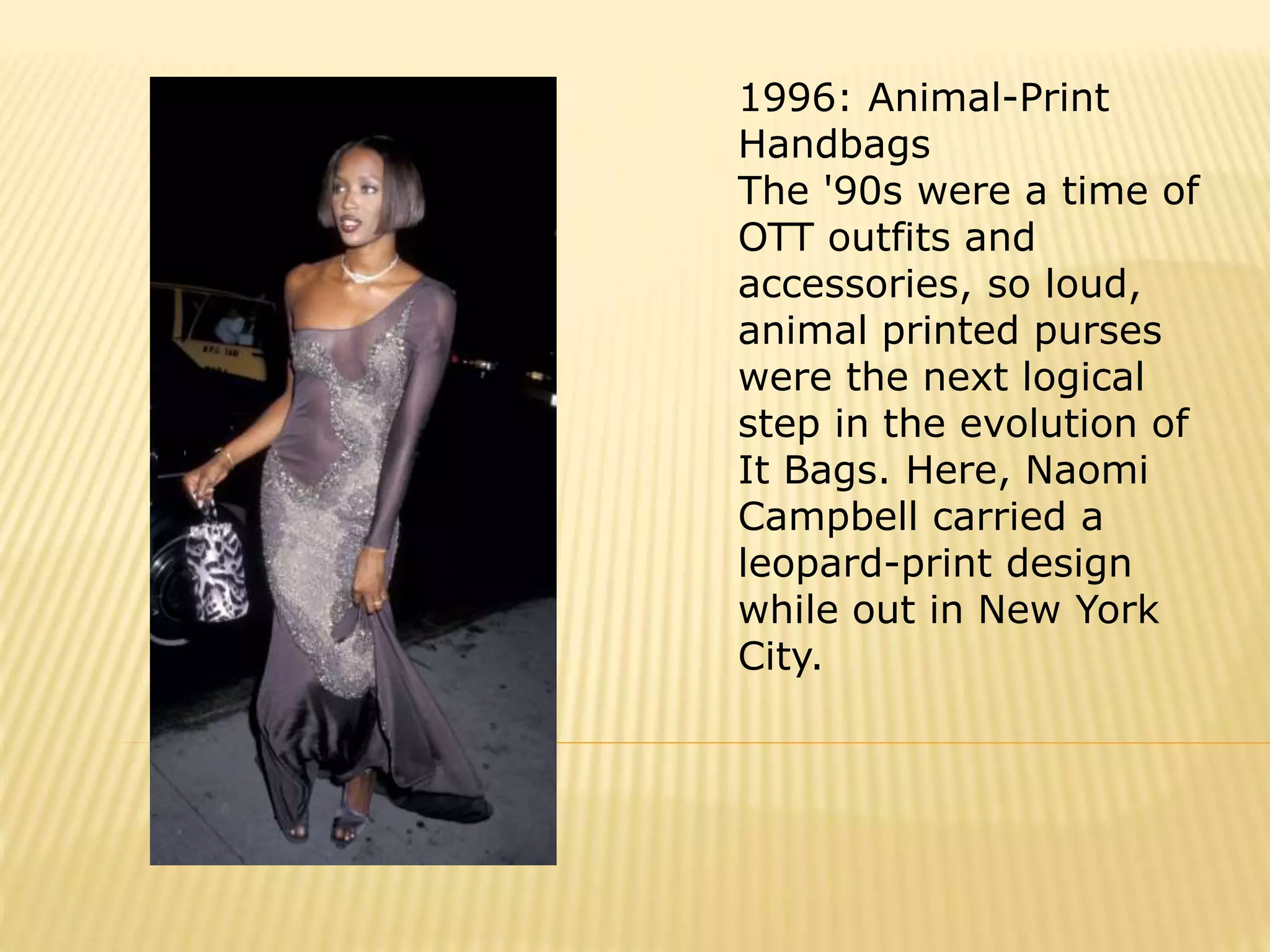 Handbag Evolution History From 1969 to 2018 | PPTX