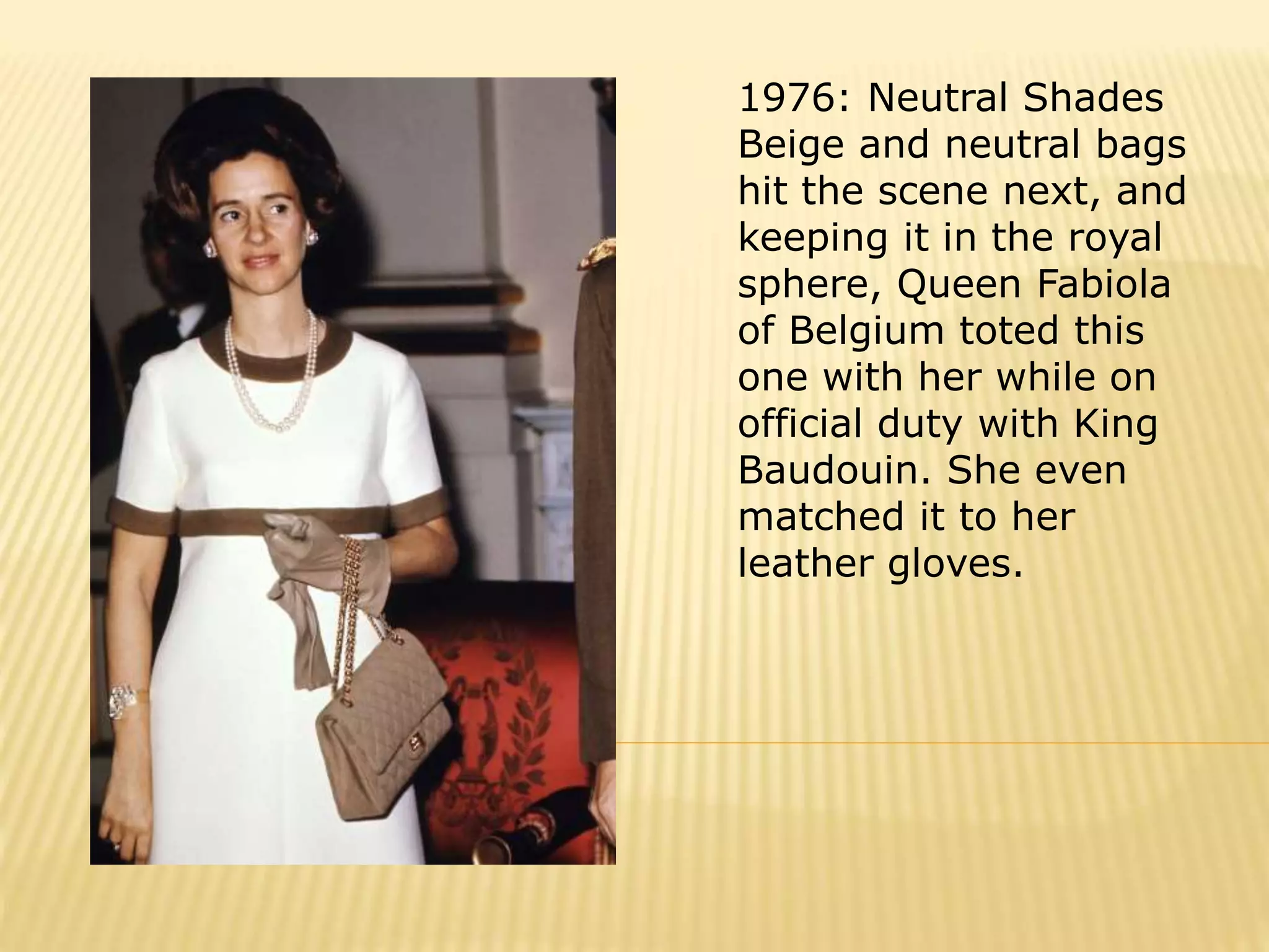 Handbag Evolution History From 1969 to 2018 | PPTX