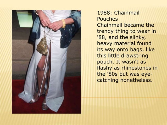 Handbag Evolution History From 1969 to 2018 | PPTX