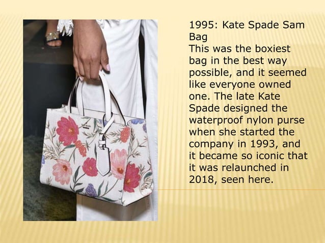 Handbag Evolution History From 1969 to 2018 | PPTX