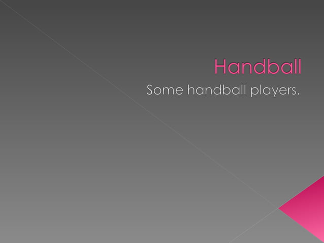 Handball | PPT