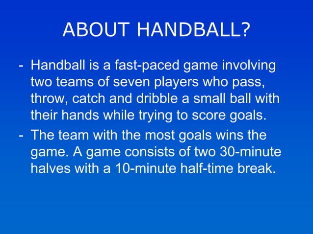 Handball | PDF