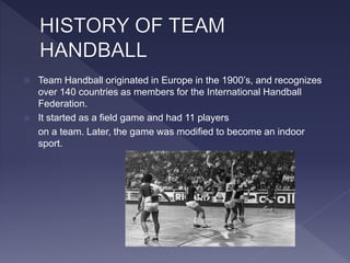 Handball | PPTX
