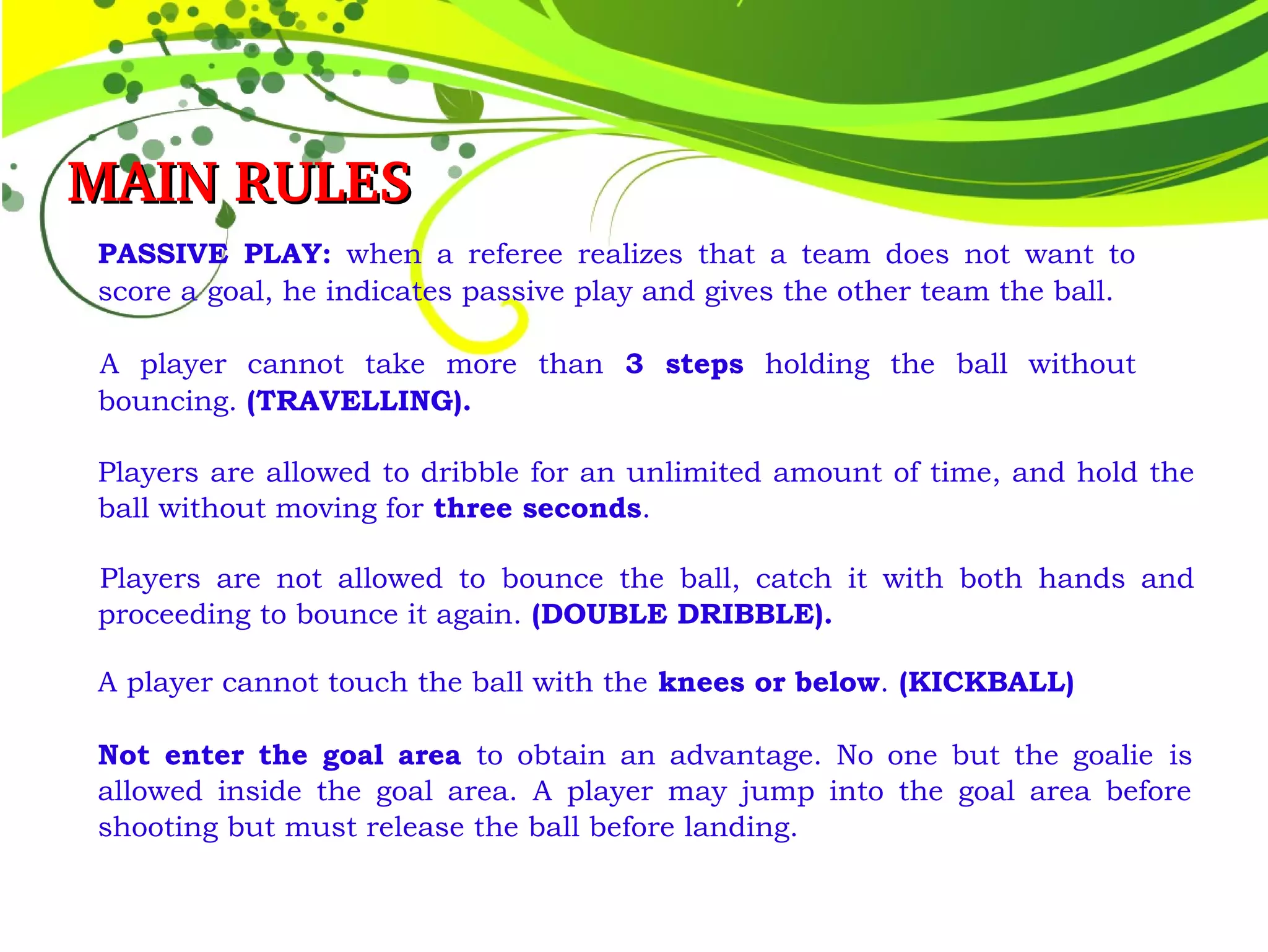 HANDBALL NOTES | ODP