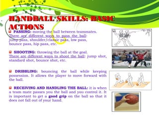 HANDBALL NOTES | ODP