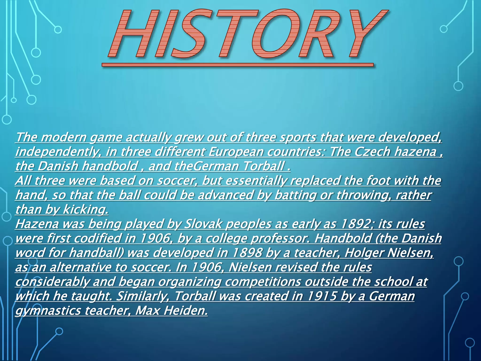 Handball | PPTX | Soccer | Sports