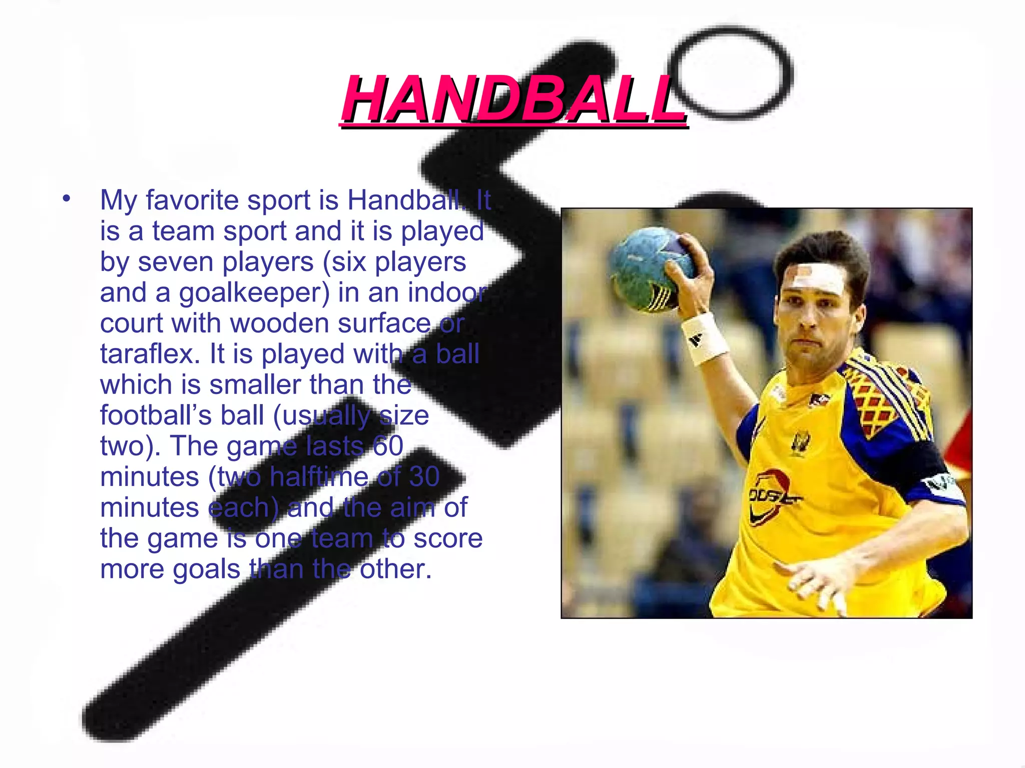 Handball Kyriaki Fink | PPT | Sports
