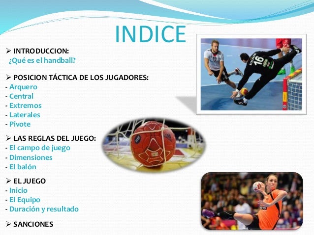 Handball Reglas Básicas