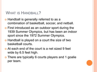 Handball, Roc Nation Sports | PPTX