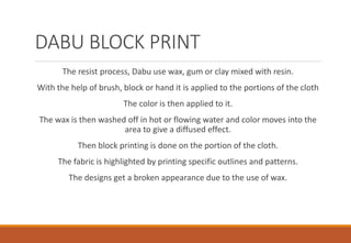 Hand block printing | PPTX