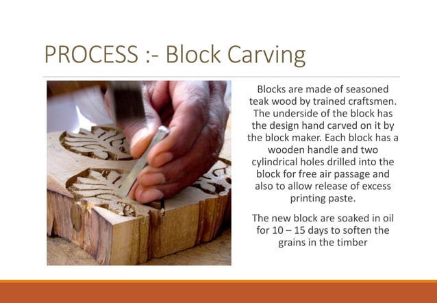 Hand block printing | PPTX | Needlework | Arts and Crafts