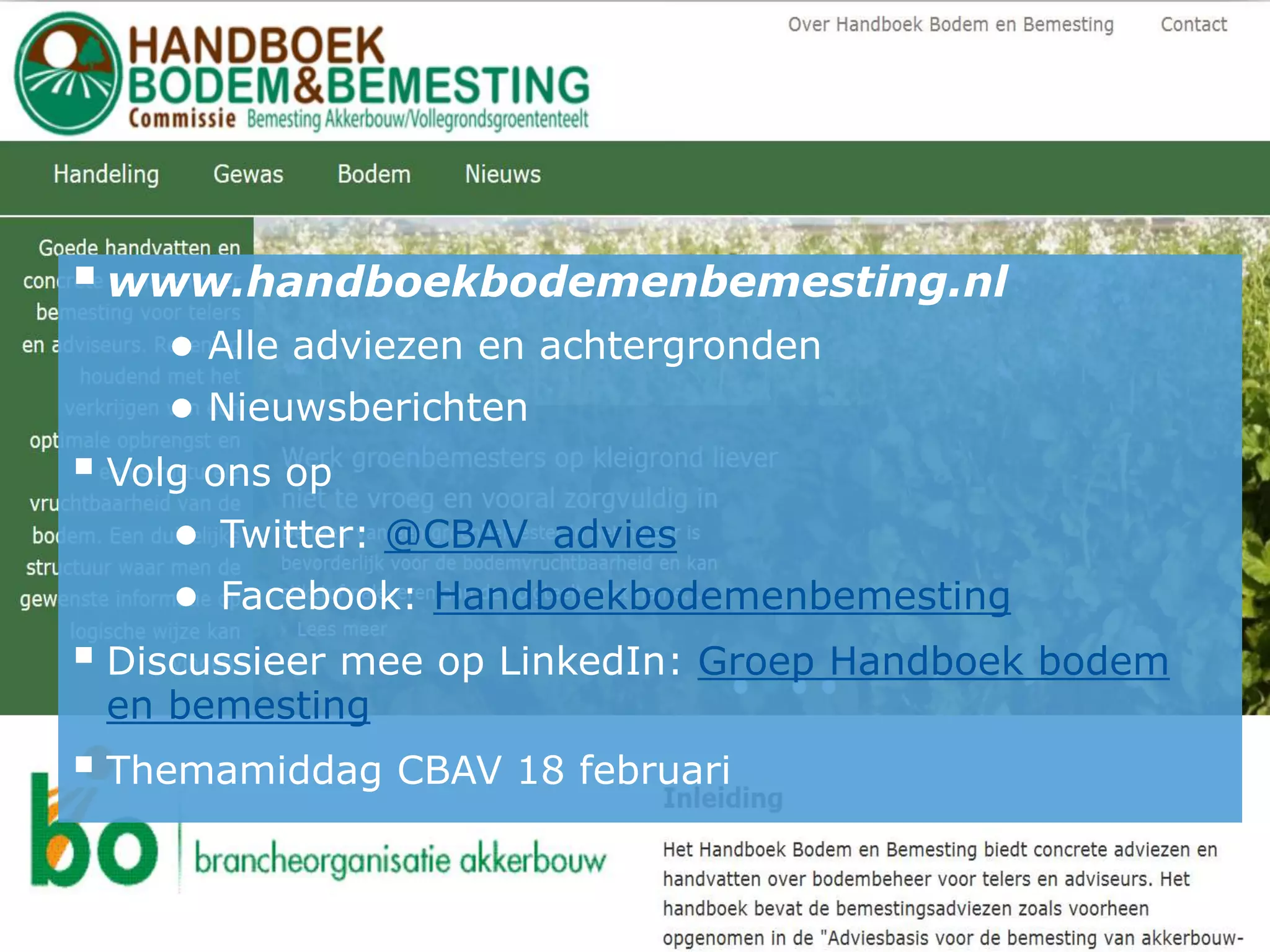 Handboek bodem en bemesting 27 11-15 | PPTX