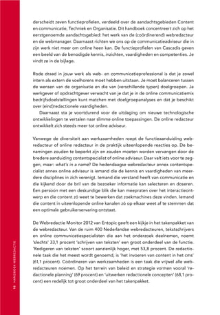 Handboek webredactie inhoudsopgave inleiding 2013 | PDF