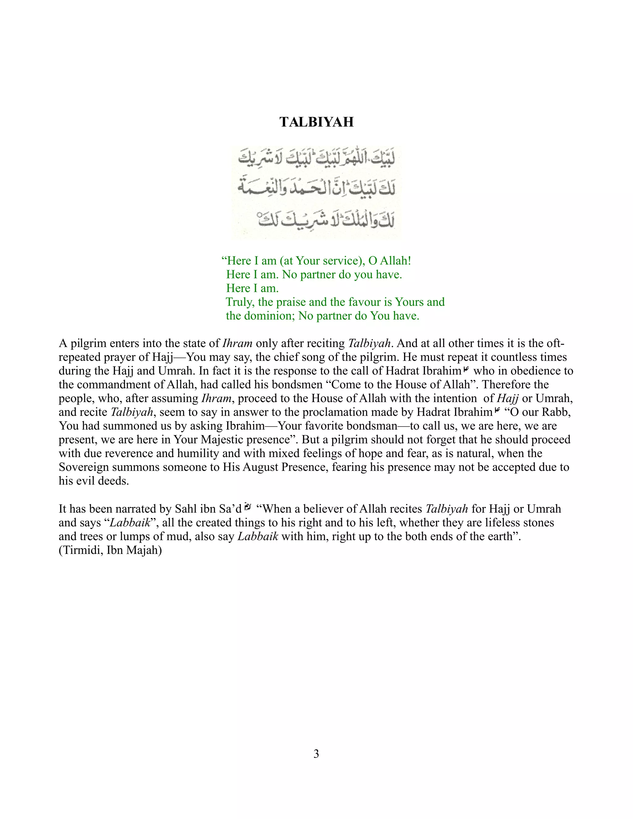 how to perform hajj / Umrah | PDF