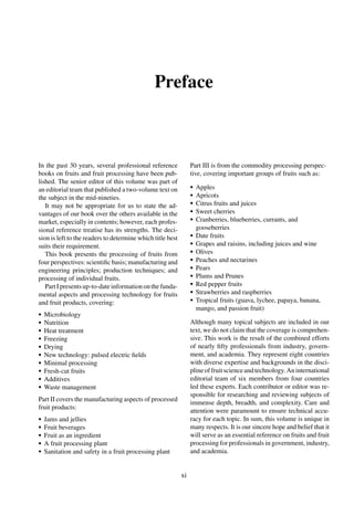 Handbook of Fruits and Fruit Processing | PDF