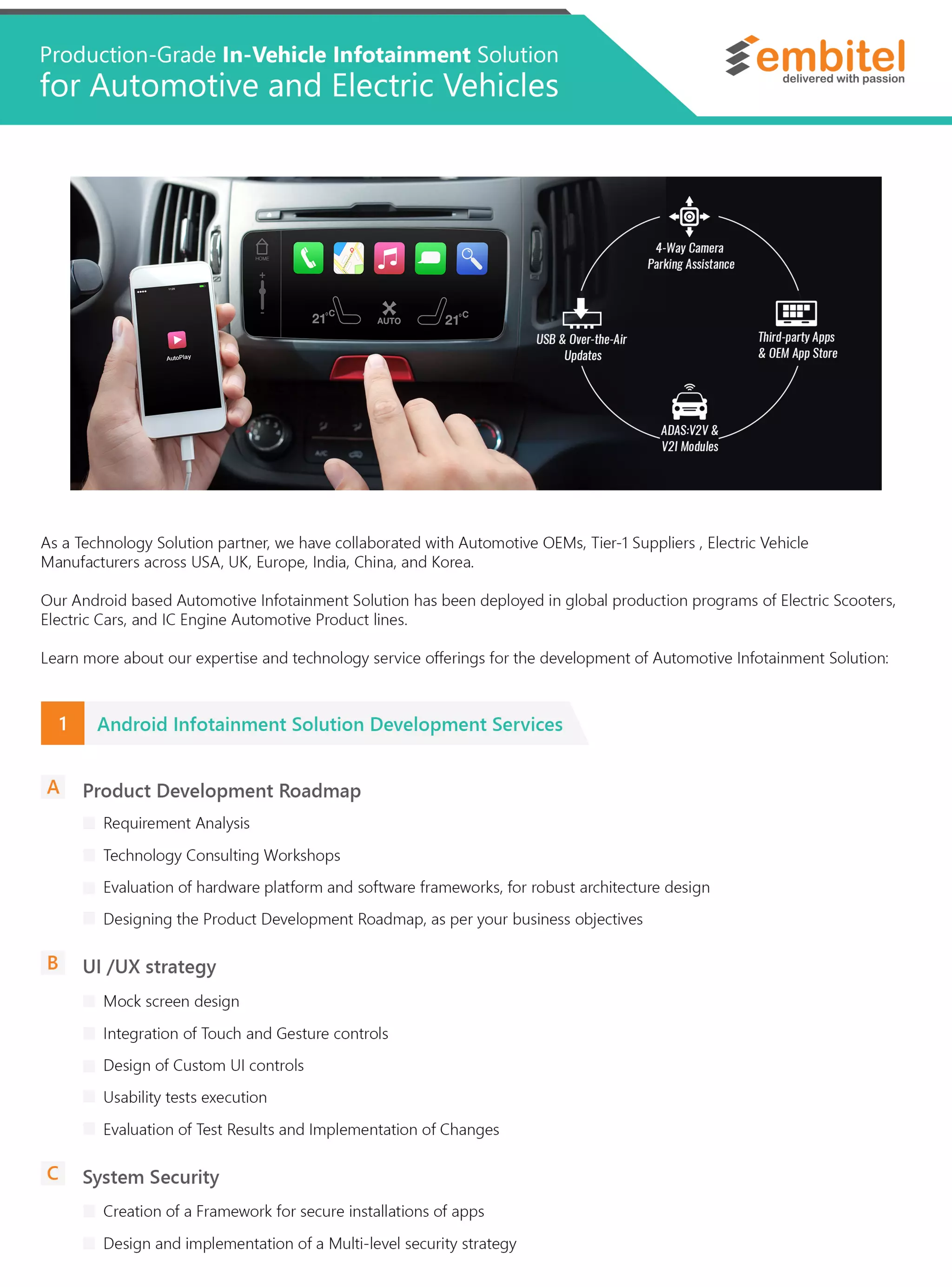 Handbook: Android Infotainment | Automotive Infotainment | IVI Solution ...
