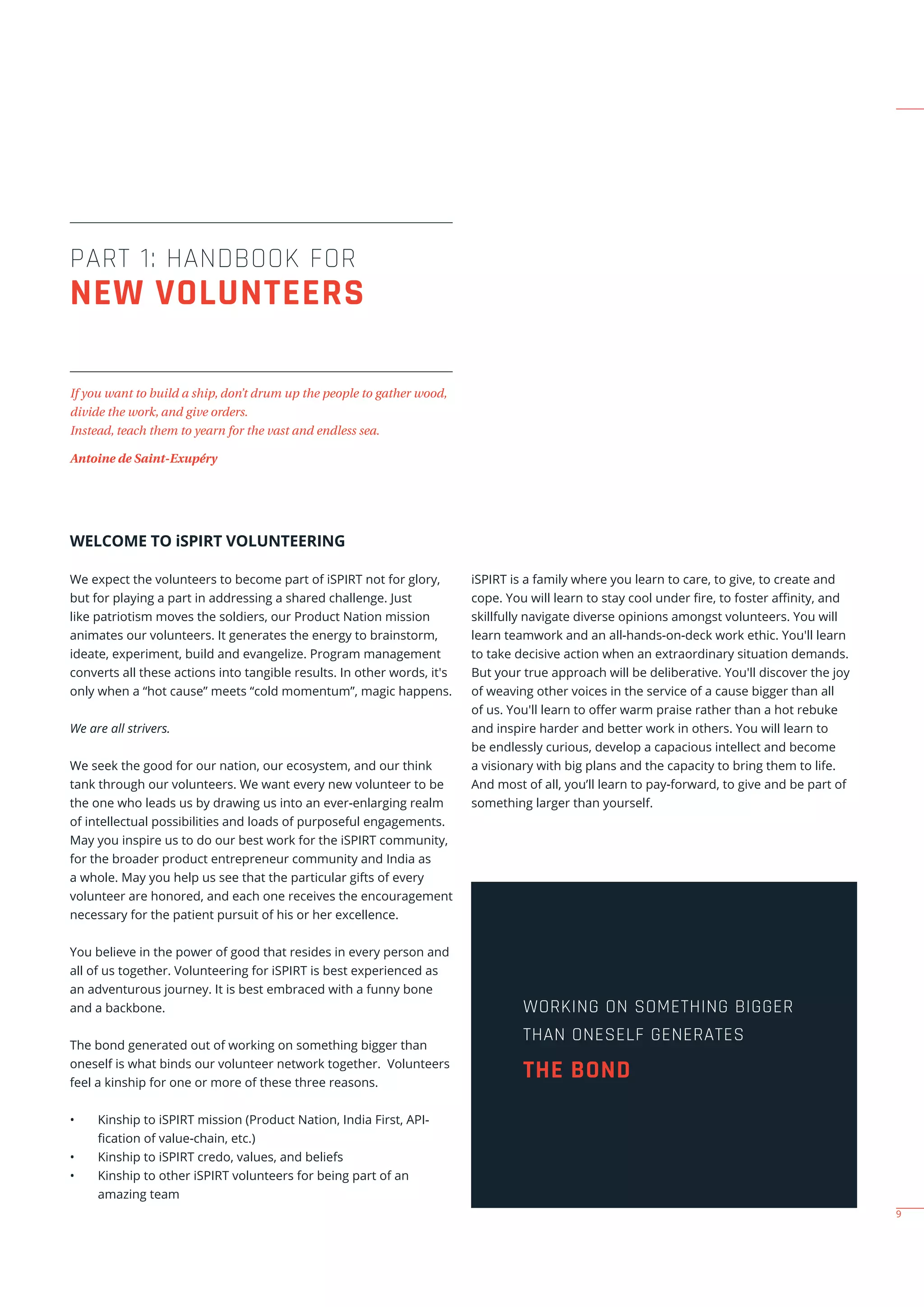 Volunteers Handbook Public-v5.1 | PDF