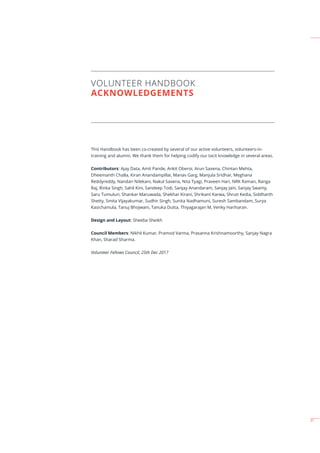 iSPIRT Volunteer Handbook Public-v5 28Dec 2017 | PDF