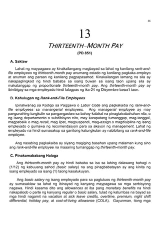 Handbook Ng Mga Benepisyo Ng Mga Manggagawa Ayon Sa Batas (2014) | PDF