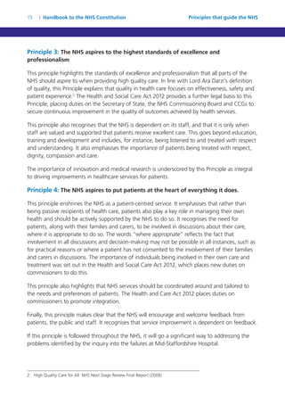 The NHS Constitution Handbook | PDF
