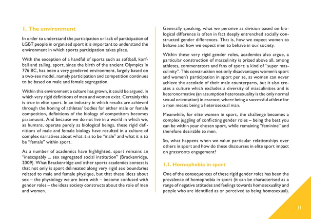 LGBT inclusion in sport | PDF