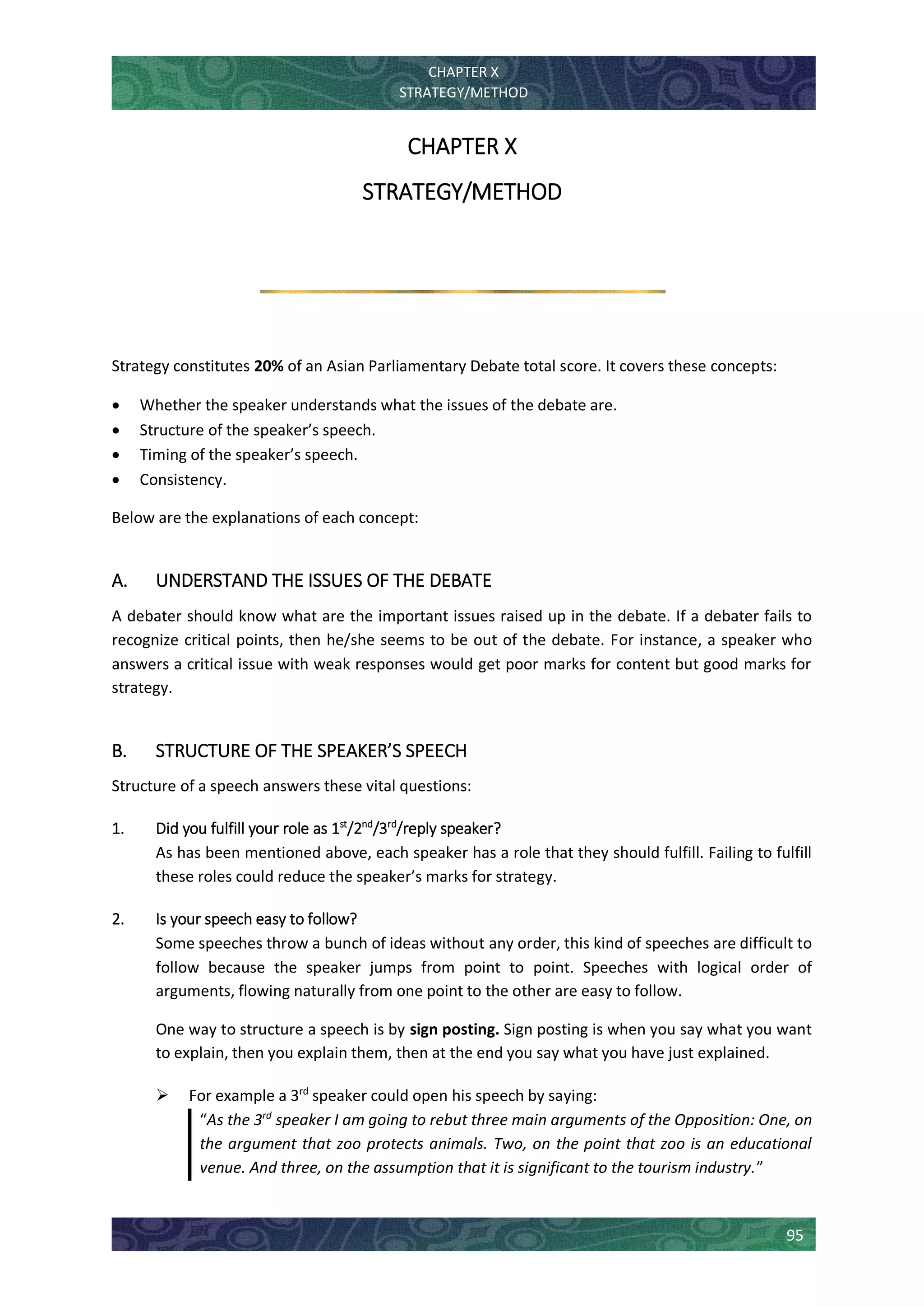 Handbook for Debating with Asian Parliamentary Format | PDF