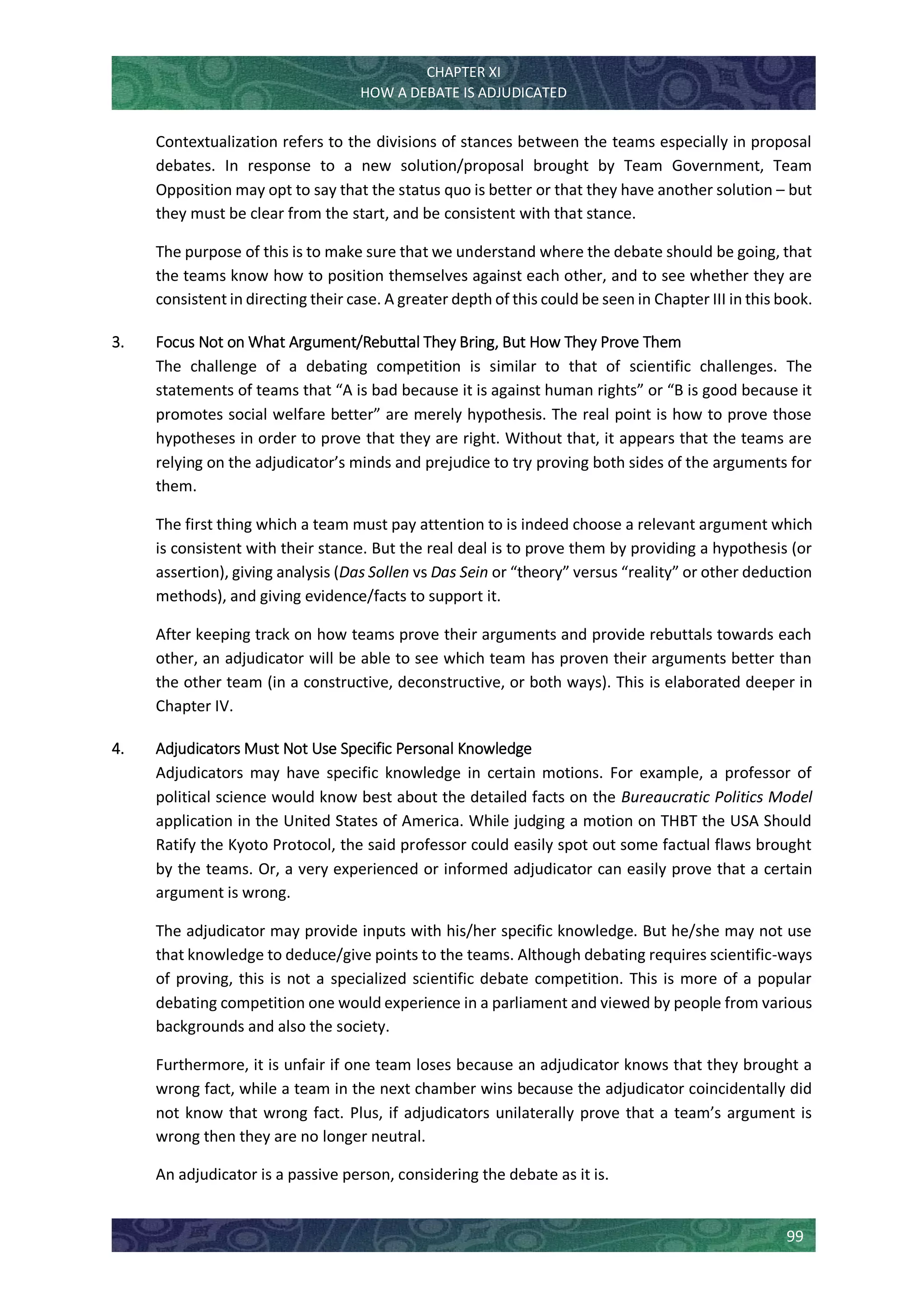 Handbook for Debating with Asian Parliamentary Format | PDF