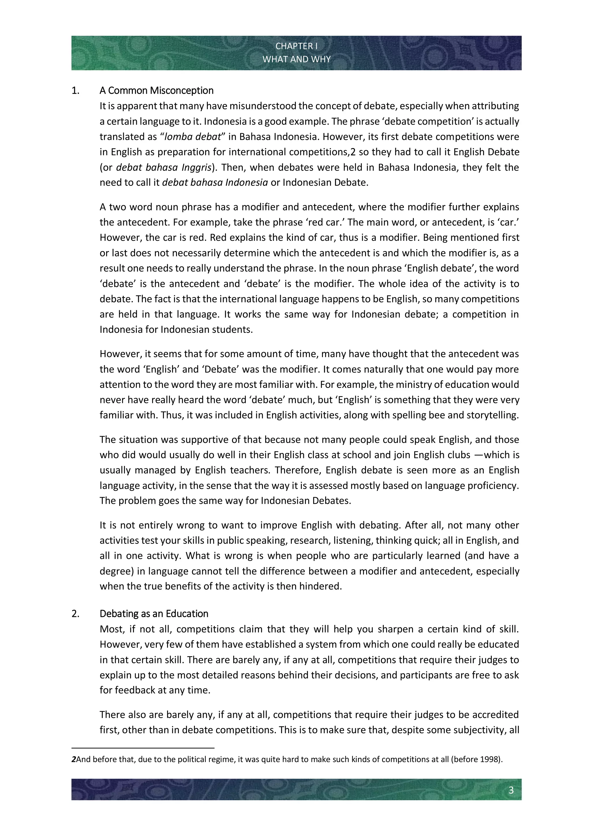 Handbook for Debating with Asian Parliamentary Format | PDF