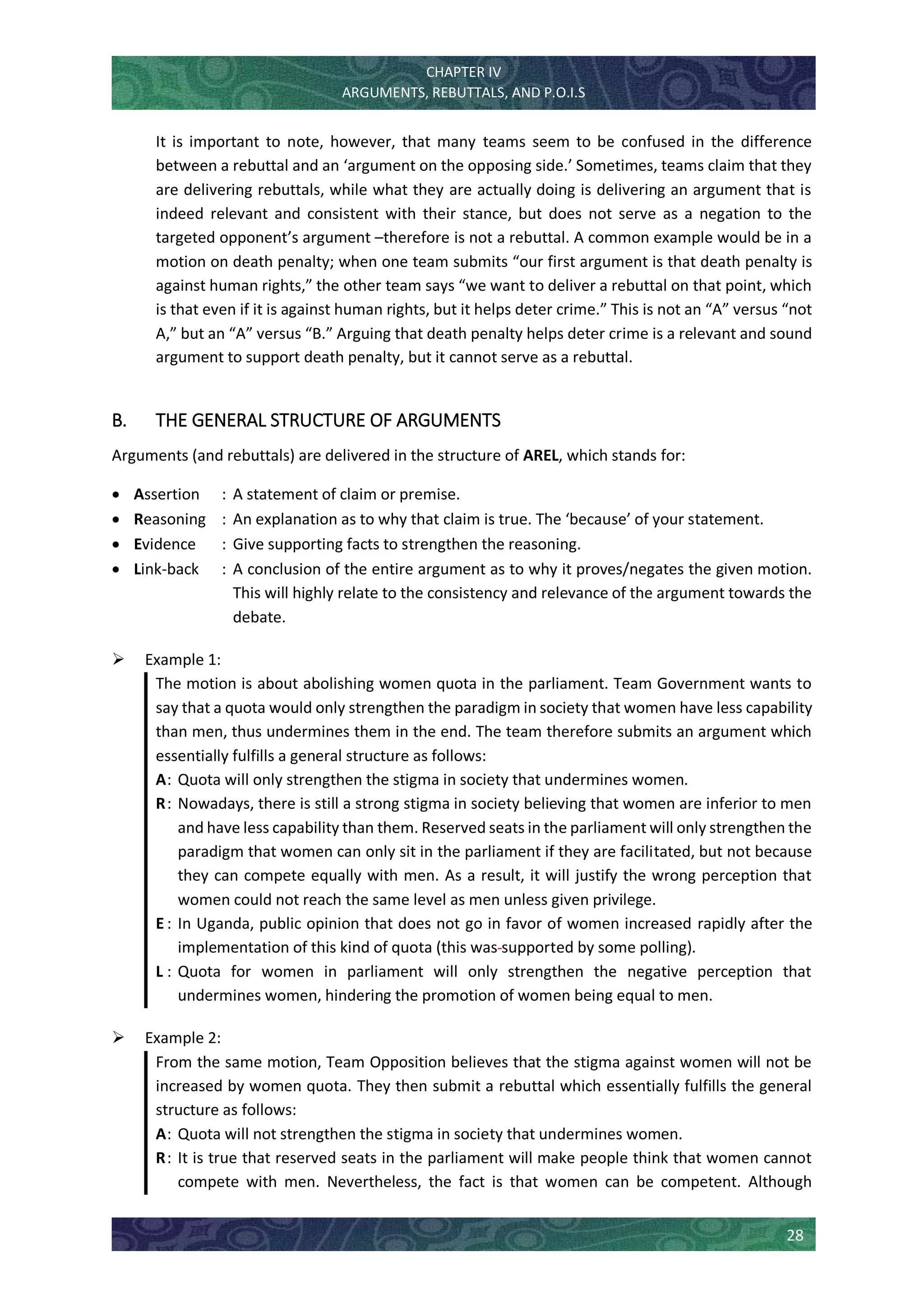 Handbook for Debating with Asian Parliamentary Format | PDF