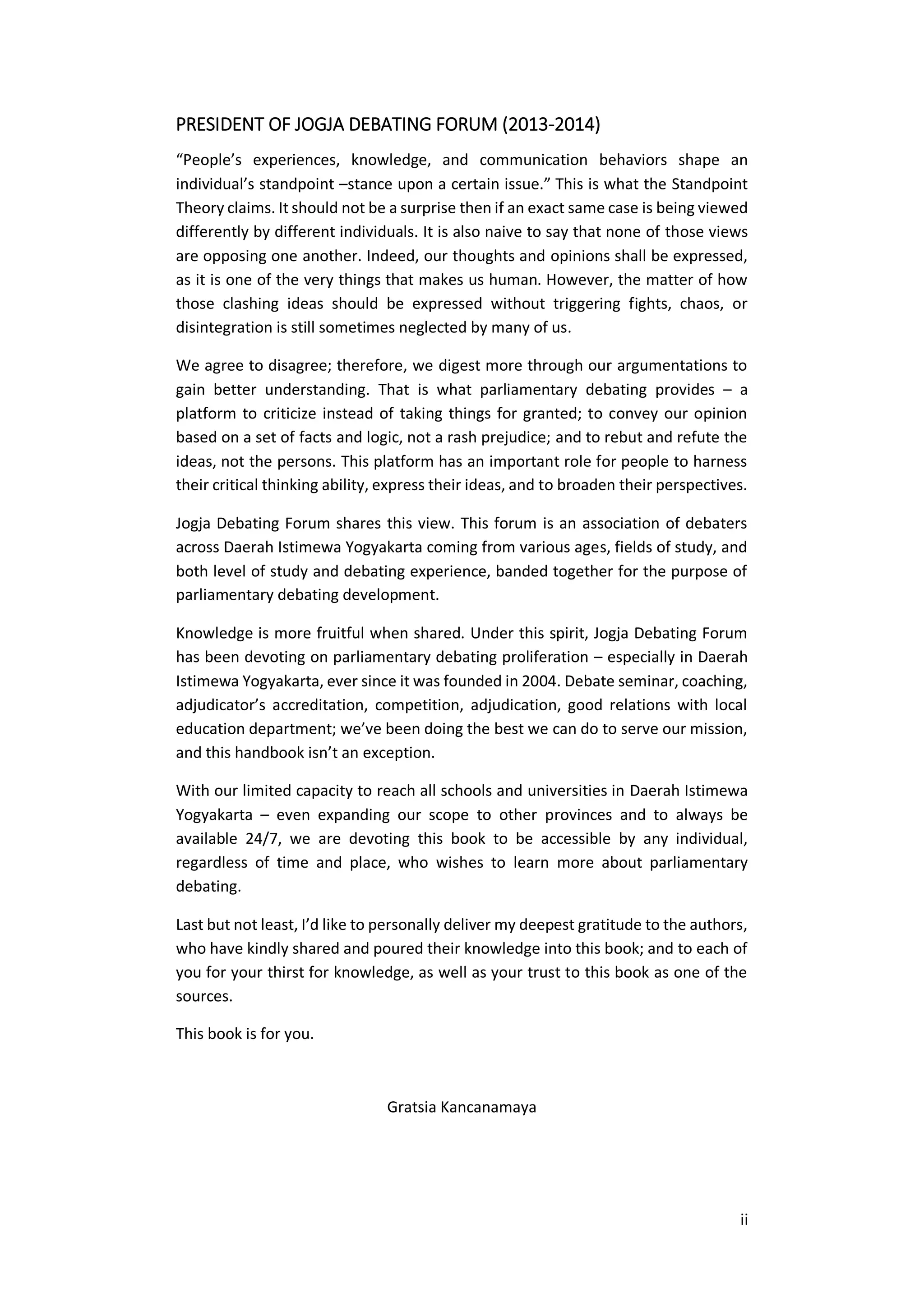 Handbook for Debating with Asian Parliamentary Format | PDF