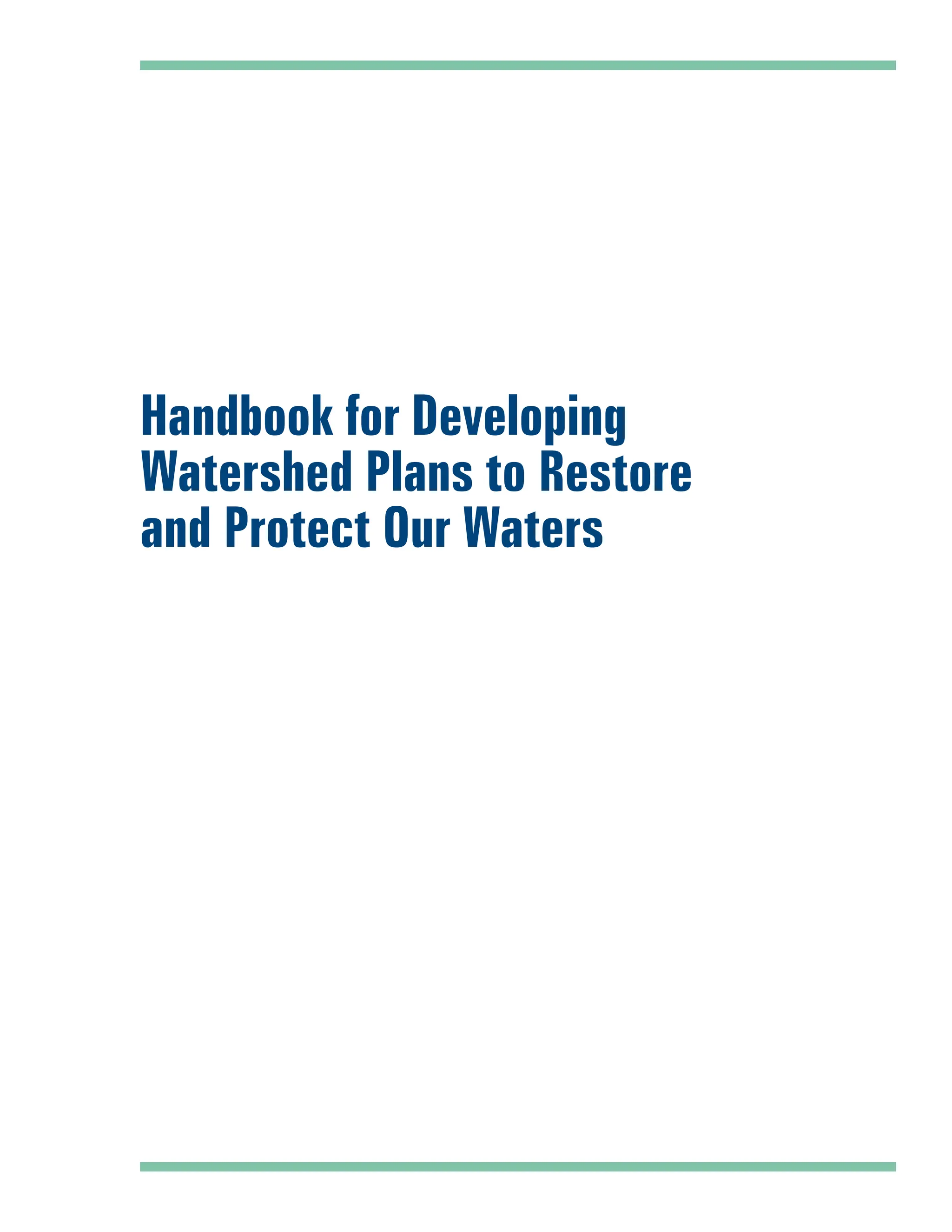 Handbook for developing watershed plans.pdf