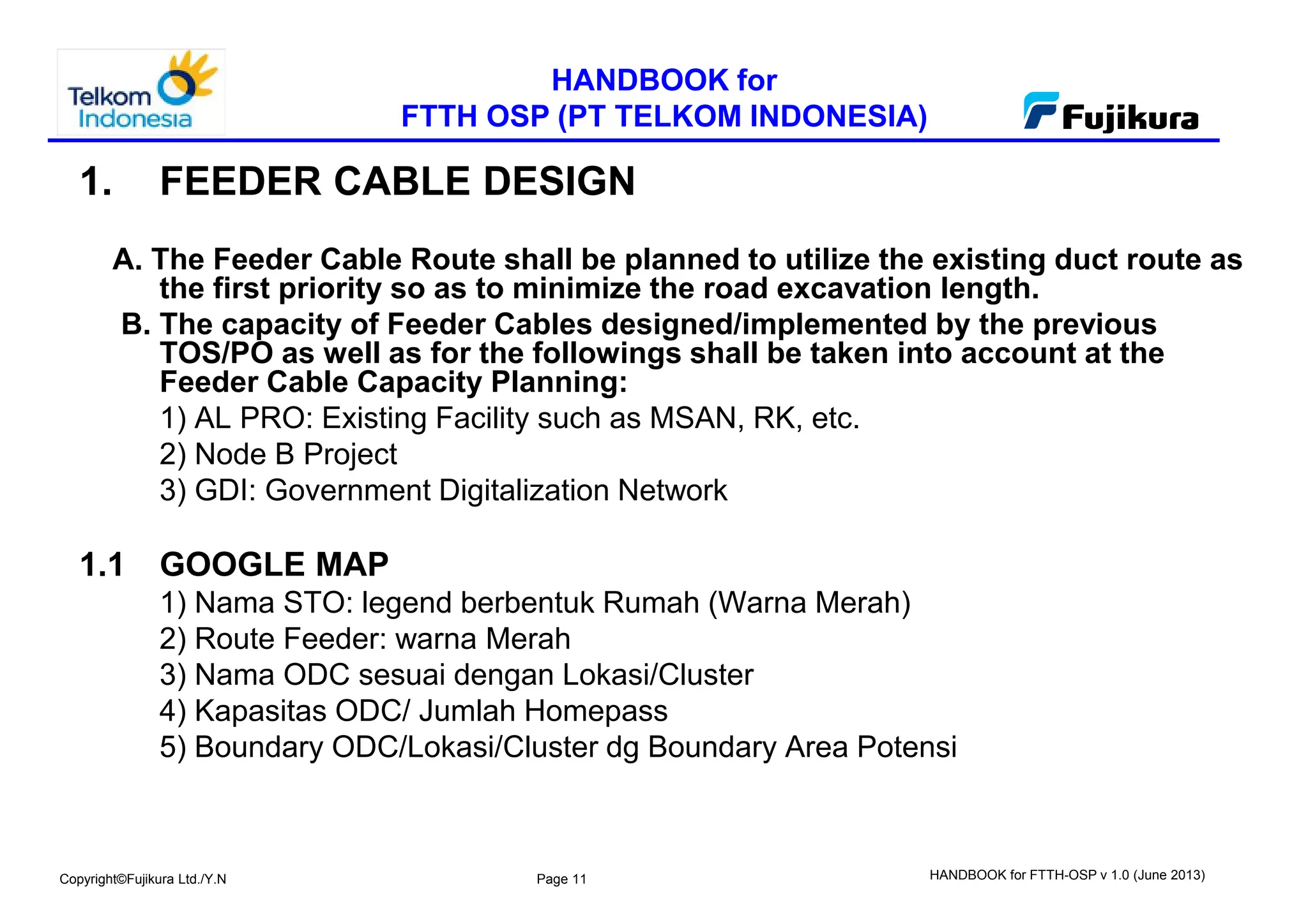 Handbook for ftth osp v1.0 | PDF
