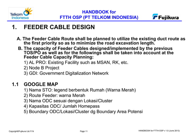 Handbook for ftth osp v1.0 | PDF