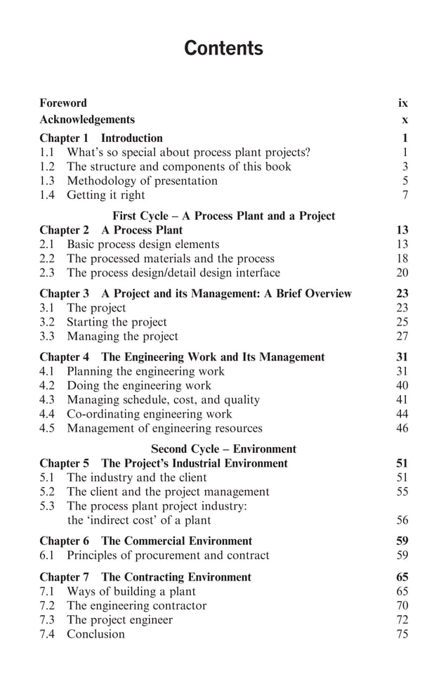 Handbook For Process Plant Project Engineers - Peter Watermeyer | PDF