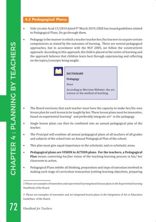 Handbook for Teachers.pdf cbse board - how to tech | PDF