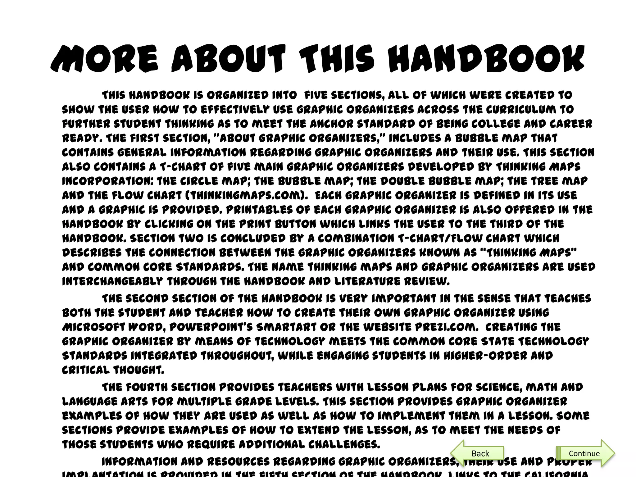 Creating Digital Graphic Organizers | PPSX