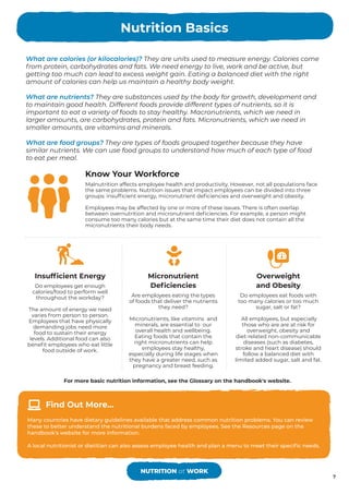 Handbook Nutrition at Work | PDF