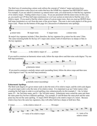 Handbook of basic music theory | PDF