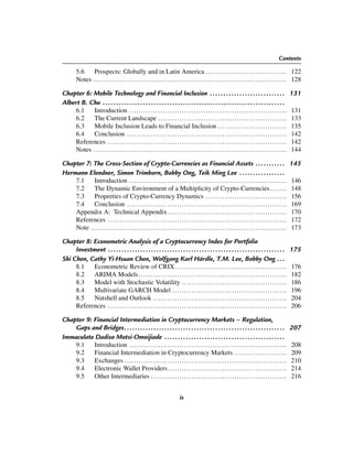 Handbook of Blockchain, Digital Finance and Inclusion Vol 1 David Lee and Robert Deng Preface | PDF