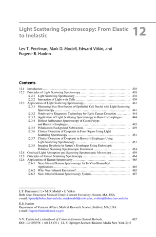 Handbook of coherent domain optical methods | PDF