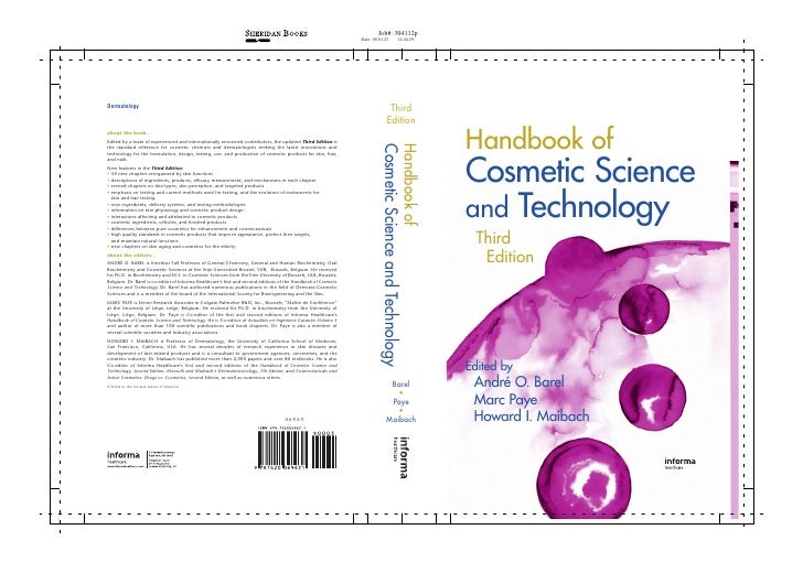 Handbook Of Cosmetic Science And Technology - lusrep